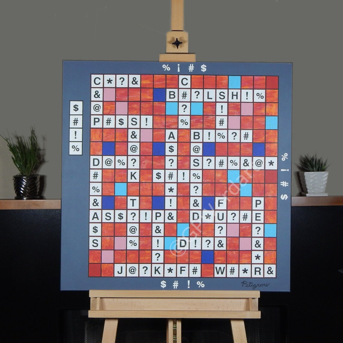 Grawlix Art Curse Word Print Curse Word Art Dirty Word Print Dirty Word ...