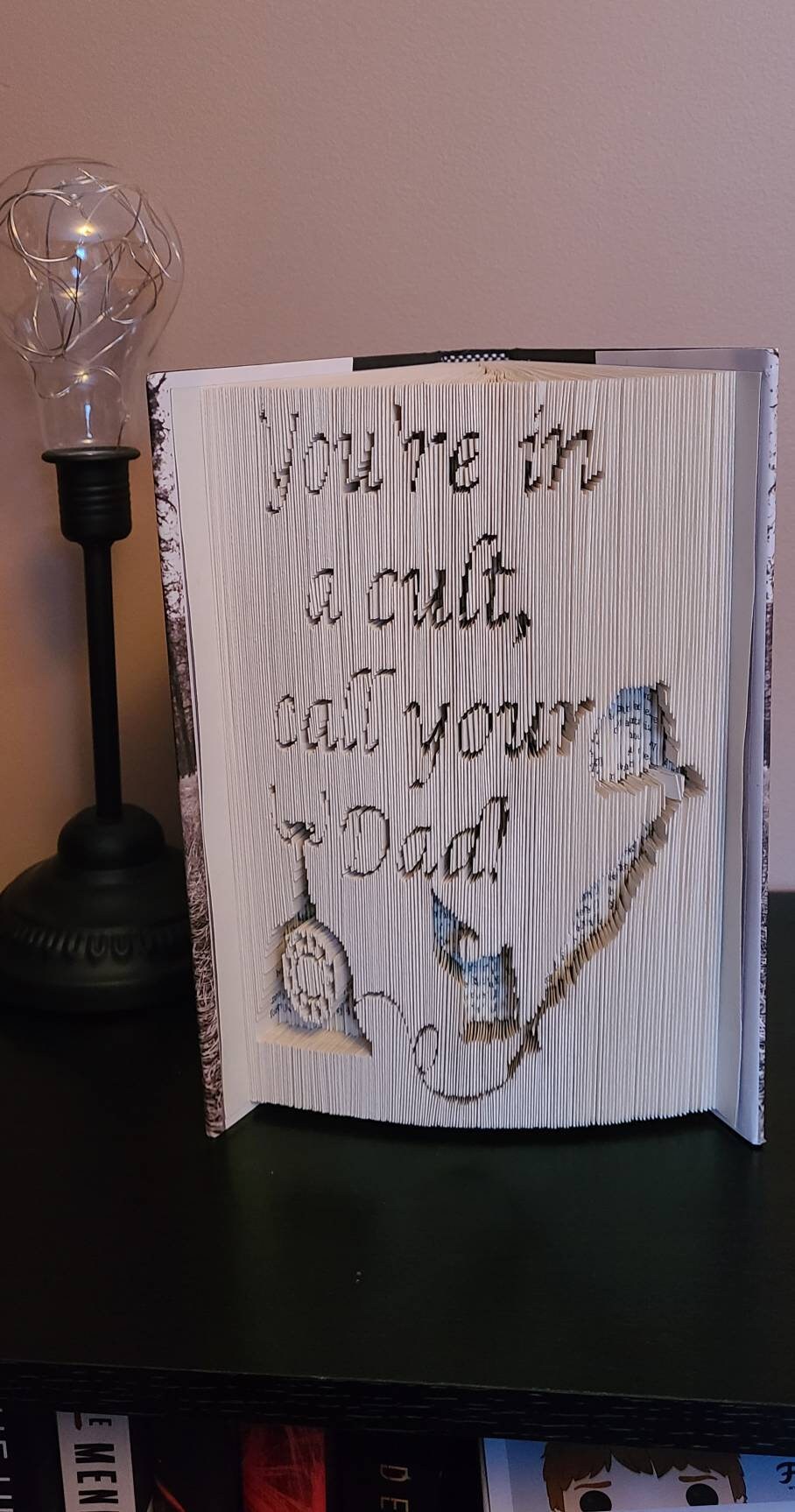 My Favorite Murder Inspired Folded Book Art - Etsy