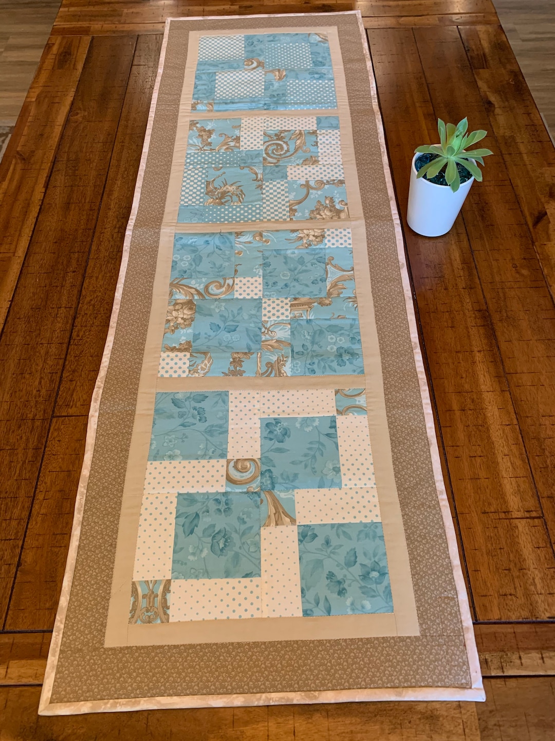 Quilted Table Topper - Etsy