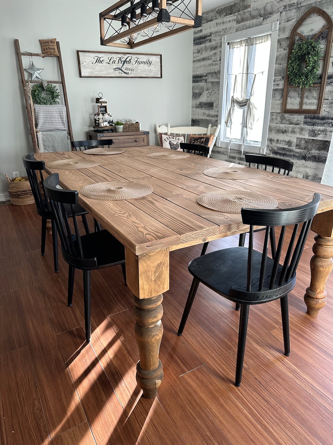 Farmhouse Table - Etsy