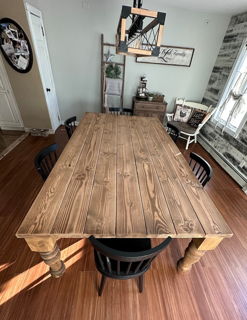 Farmhouse Table - Etsy