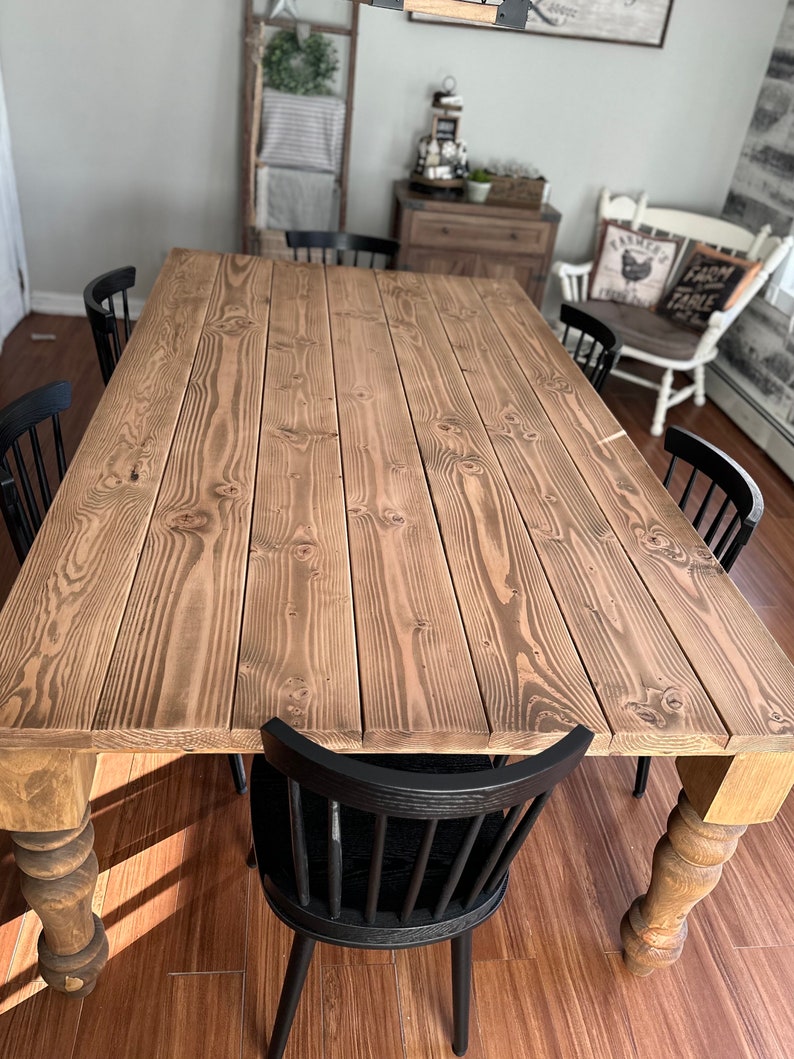 Farmhouse Table - Etsy