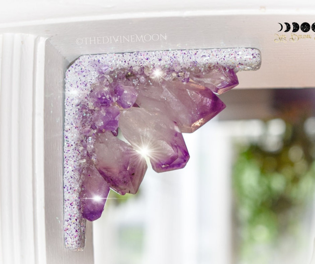 Amethyst Crystal Cluster for Corner Way, Crystal Corner, Doorway Corner ...