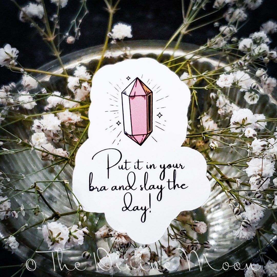 Crystal Sticker, Crescent Moon, Quartz, Stickers, Planner Sticker ...