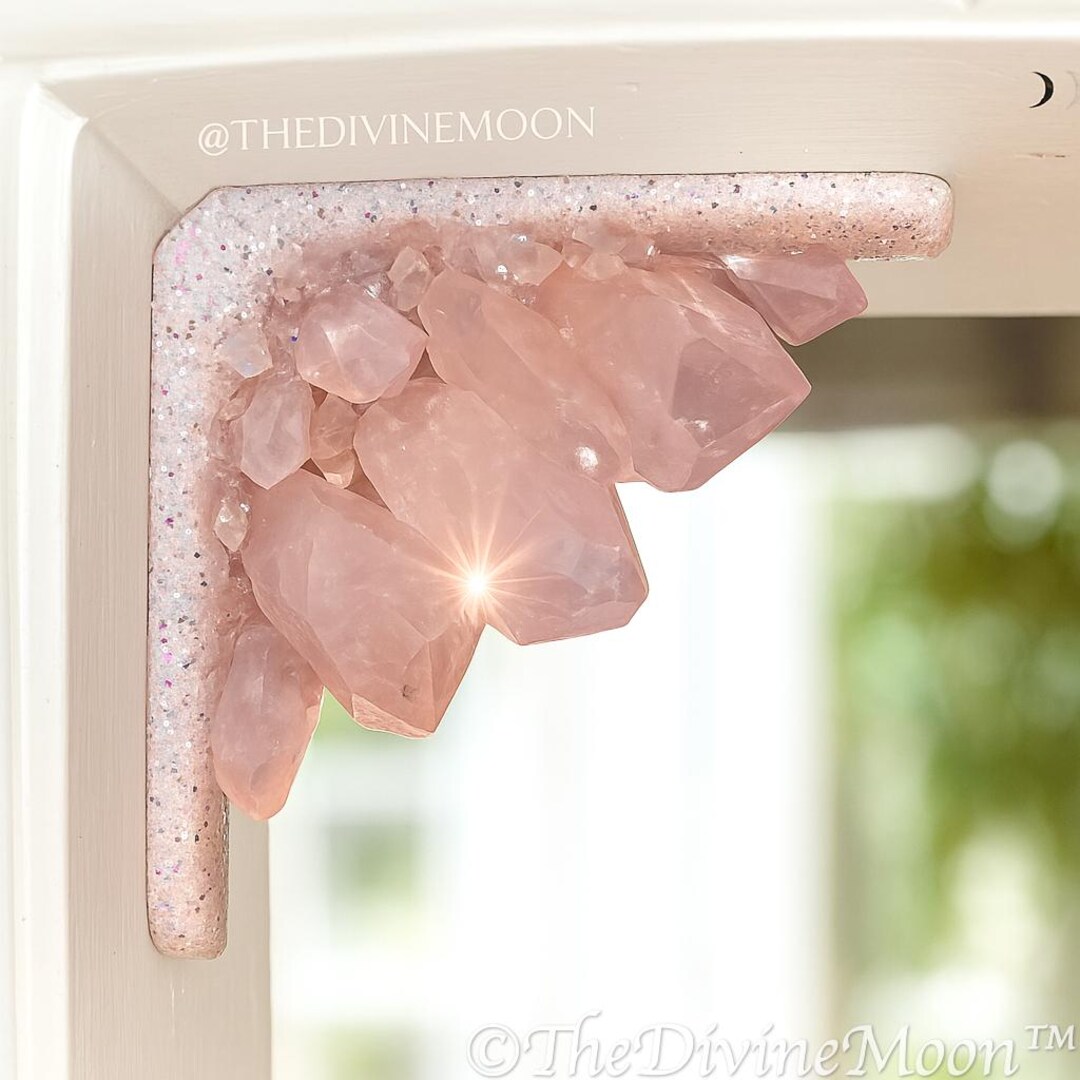 Rose Quartz Crystal Cluster for Corner Way, Crystal Corner, Doorway ...