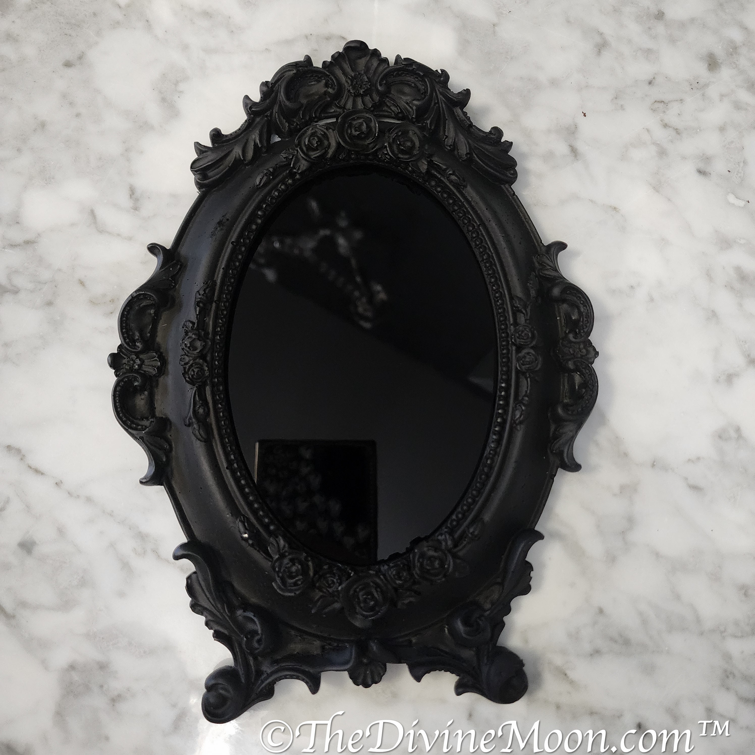 Antique Vintage Scrying Mirror - Fortune Telling - Psychic - Divination ...