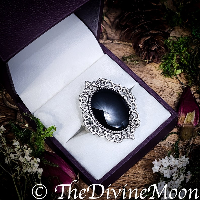Antique Vintage Scrying Mirror Rings - Fortune Telling - Psychic ...