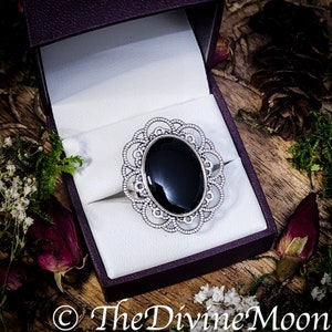 Antique Vintage Scrying Mirror Rings - Fortune Telling - Psychic ...