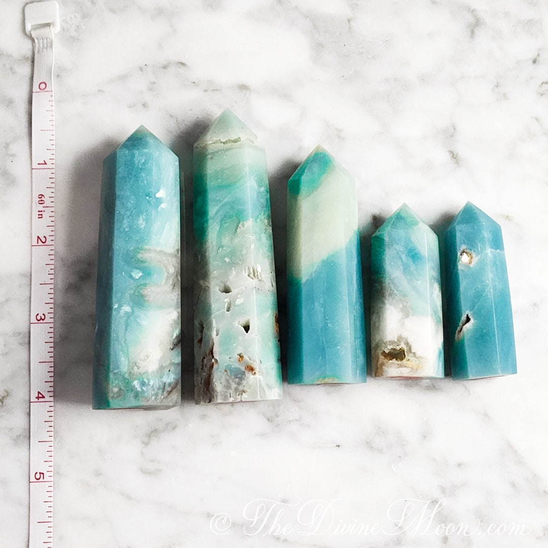 Amazonite Sky Blue Crystal Tower Crystal Healing Beautiful Unique ...