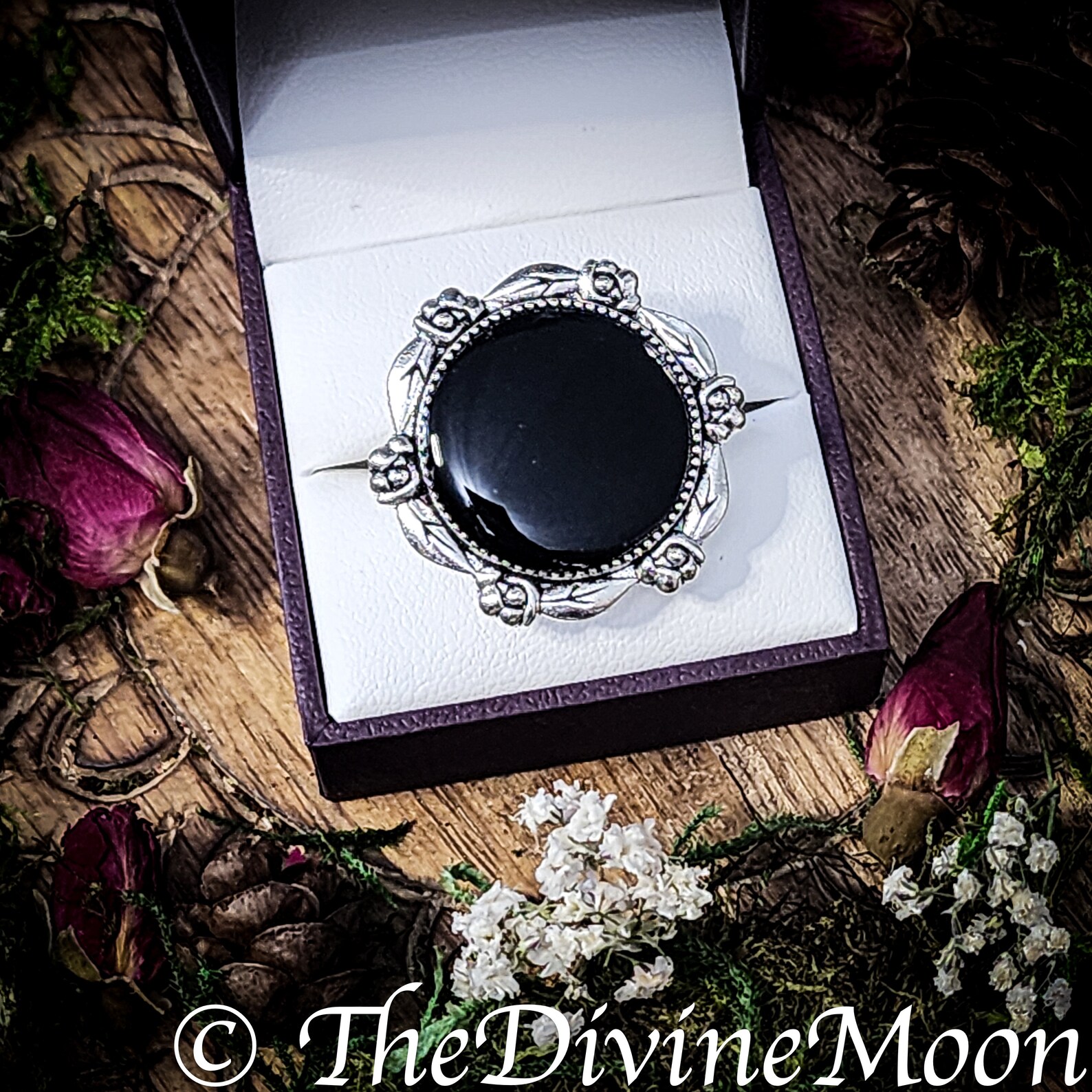 Antique Vintage Scrying Mirror Rings - Fortune Telling - Psychic ...