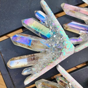 Aura Quartz Crystal Cluster for Corner Way, Crystal Corner, Doorway ...