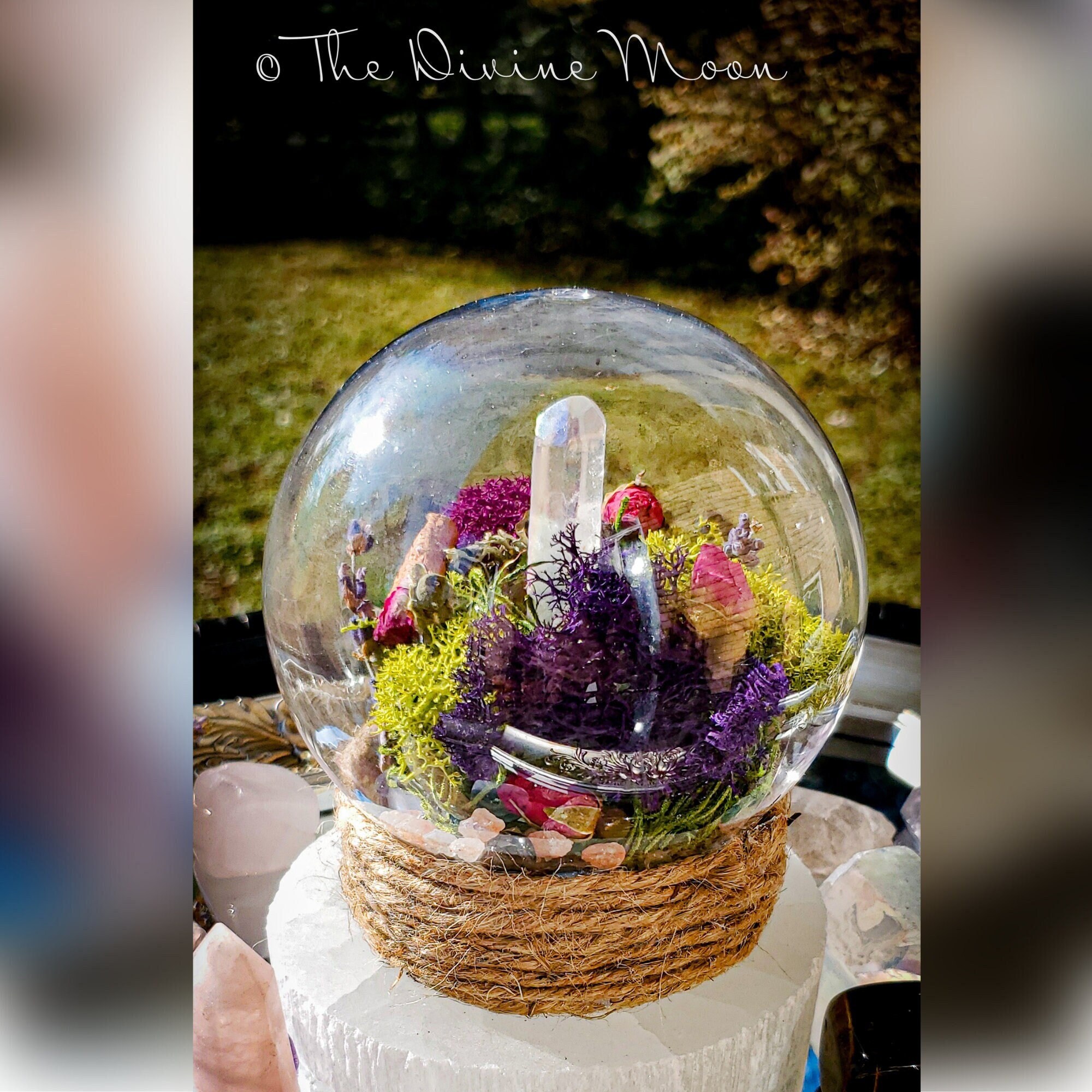 Crystal Witch Ball Globe Witch Ball Home Blessing Ball | Etsy