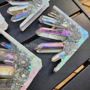 Aura Quartz Crystal Cluster for Corner Way, Crystal Corner, Doorway ...