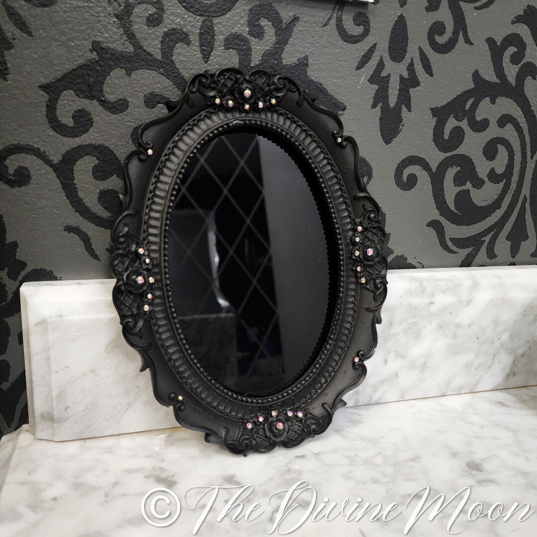 Antique Vintage Scrying Mirror Fortune Telling Psychic Divination ...