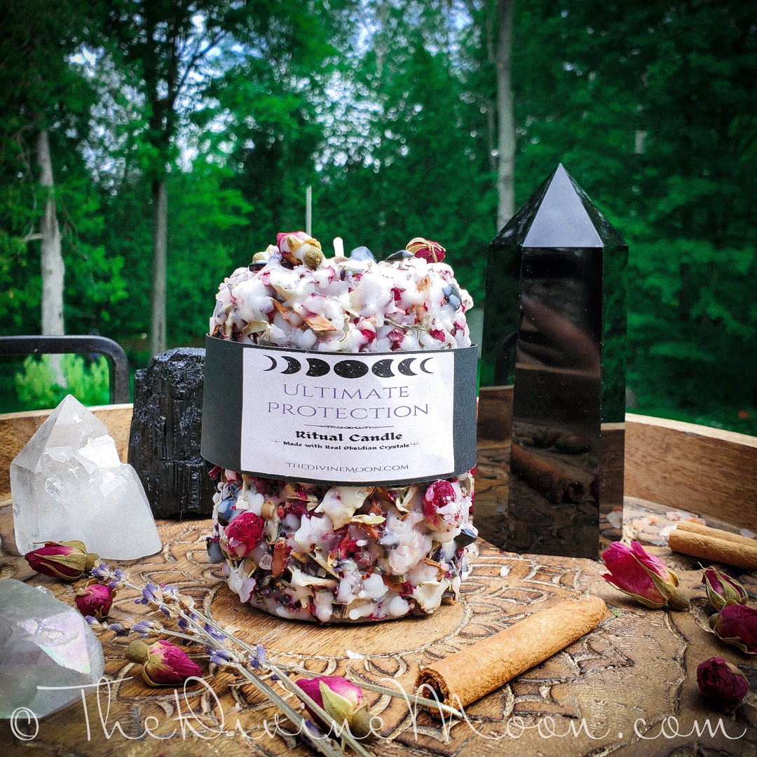 Large Ultimate Protection Pillar Candle - Home Blessing - Home ...