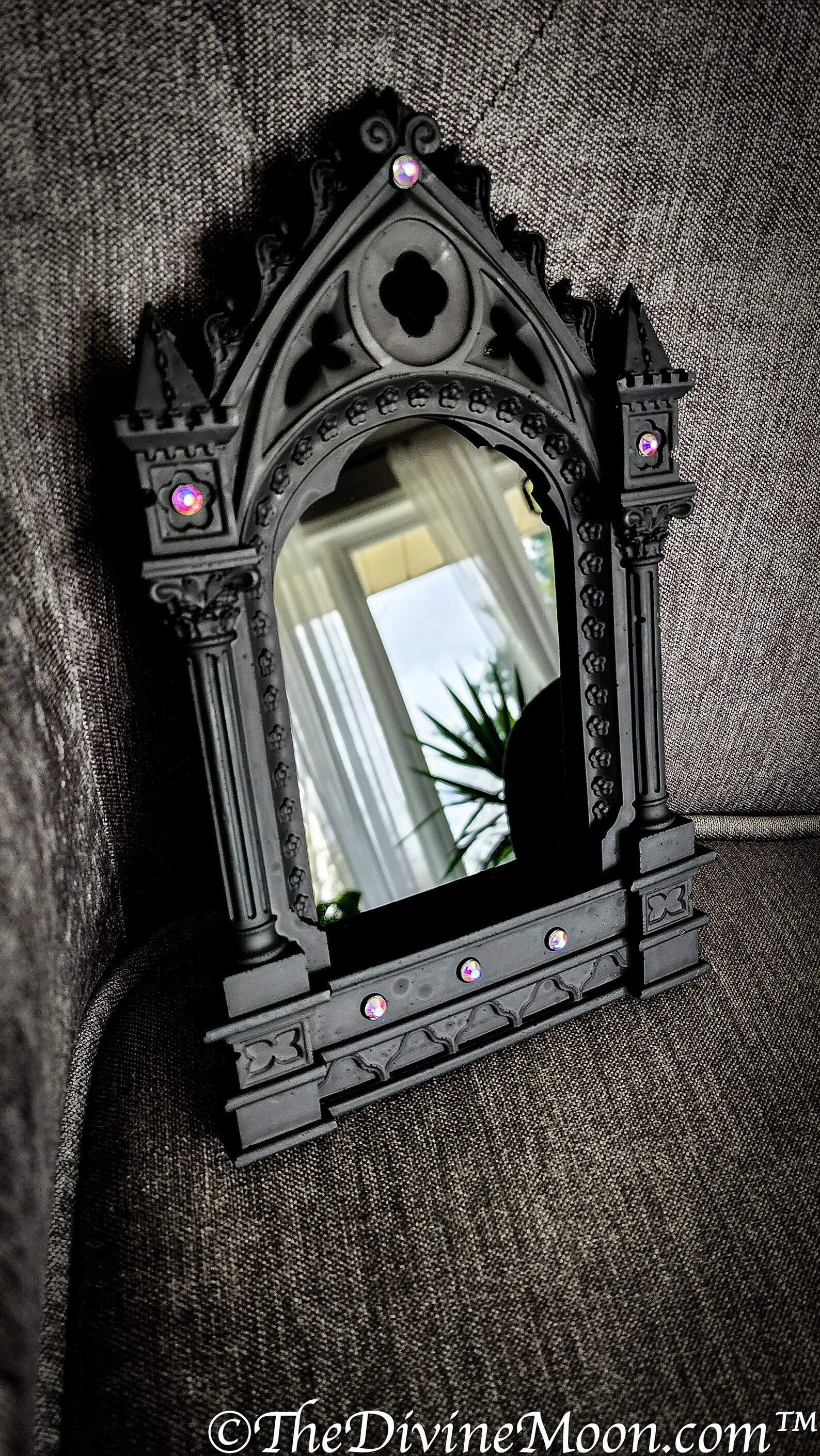 Gothic Vintage Style Scrying Mirror, Fortune Telling, Psychic, Scrying ...