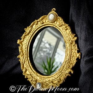 Antique Vintage Scrying Mirror - Fortune Telling - Psychic - Divination ...
