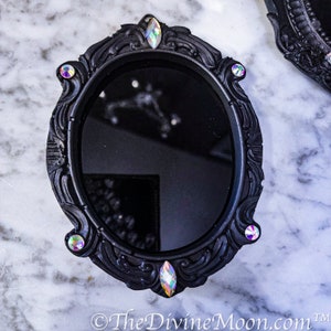 Antique Vintage Scrying Mirror - Fortune Telling - Psychic - Divination ...