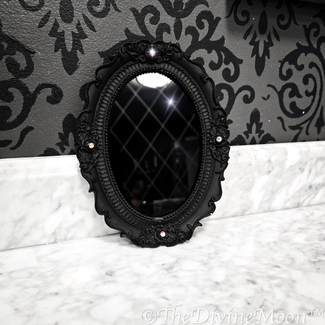 Antique Vintage Scrying Mirror - Fortune Telling - Psychic - Divination ...