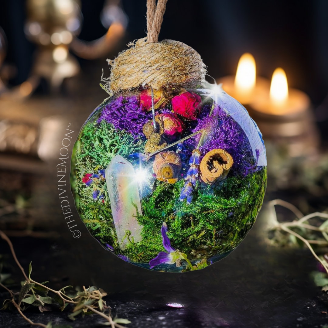 Crystal Witch Ball - Witch Ball - Home Blessing Ball - Home Protection ...