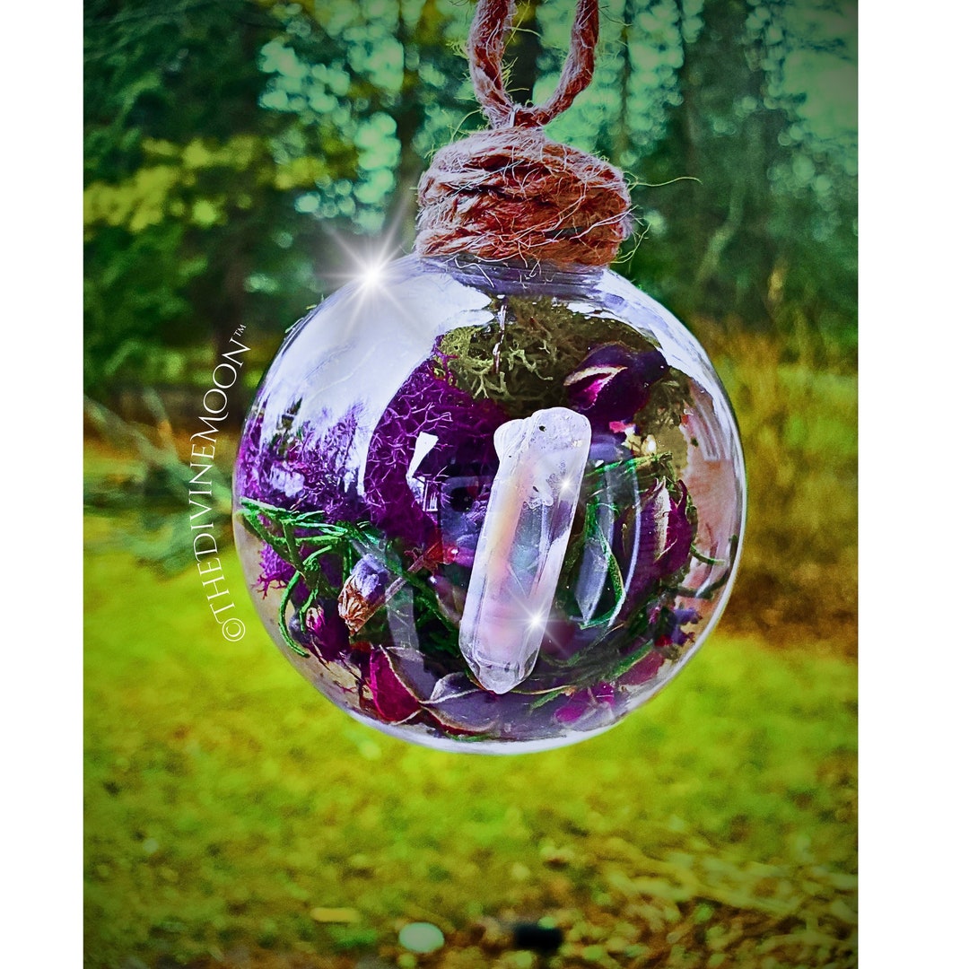 Crystal Witch Ball - Witches Ball - Home Blessing Ball - Home ...