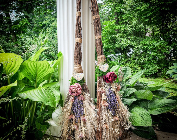 Floral Witch Broom, Harvest Besom, Floral Wall Decor, Altar Besom, Protection Besom Broom, - Etsy