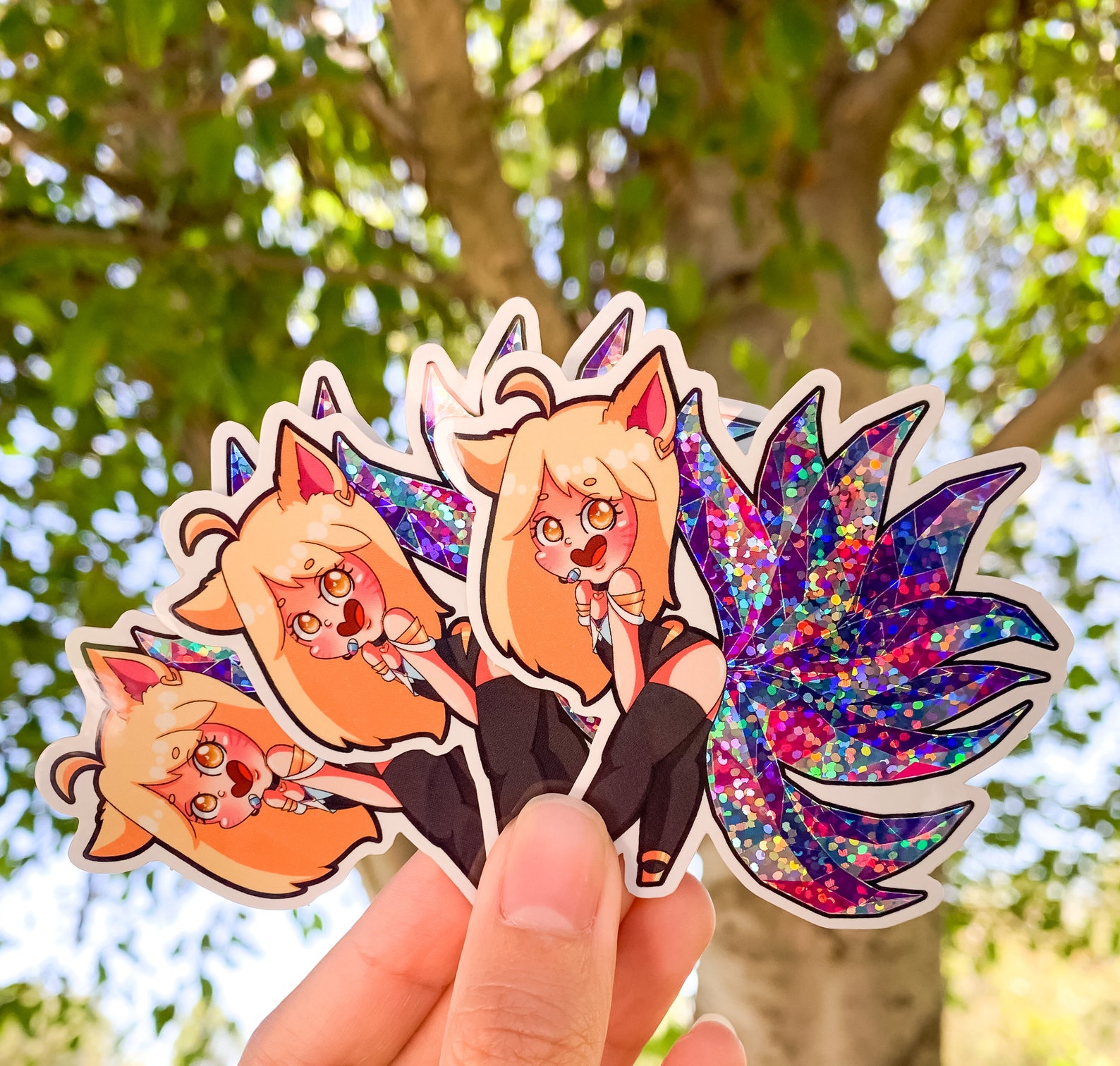 Ahri K/DA Sticker League of Legends | Etsy