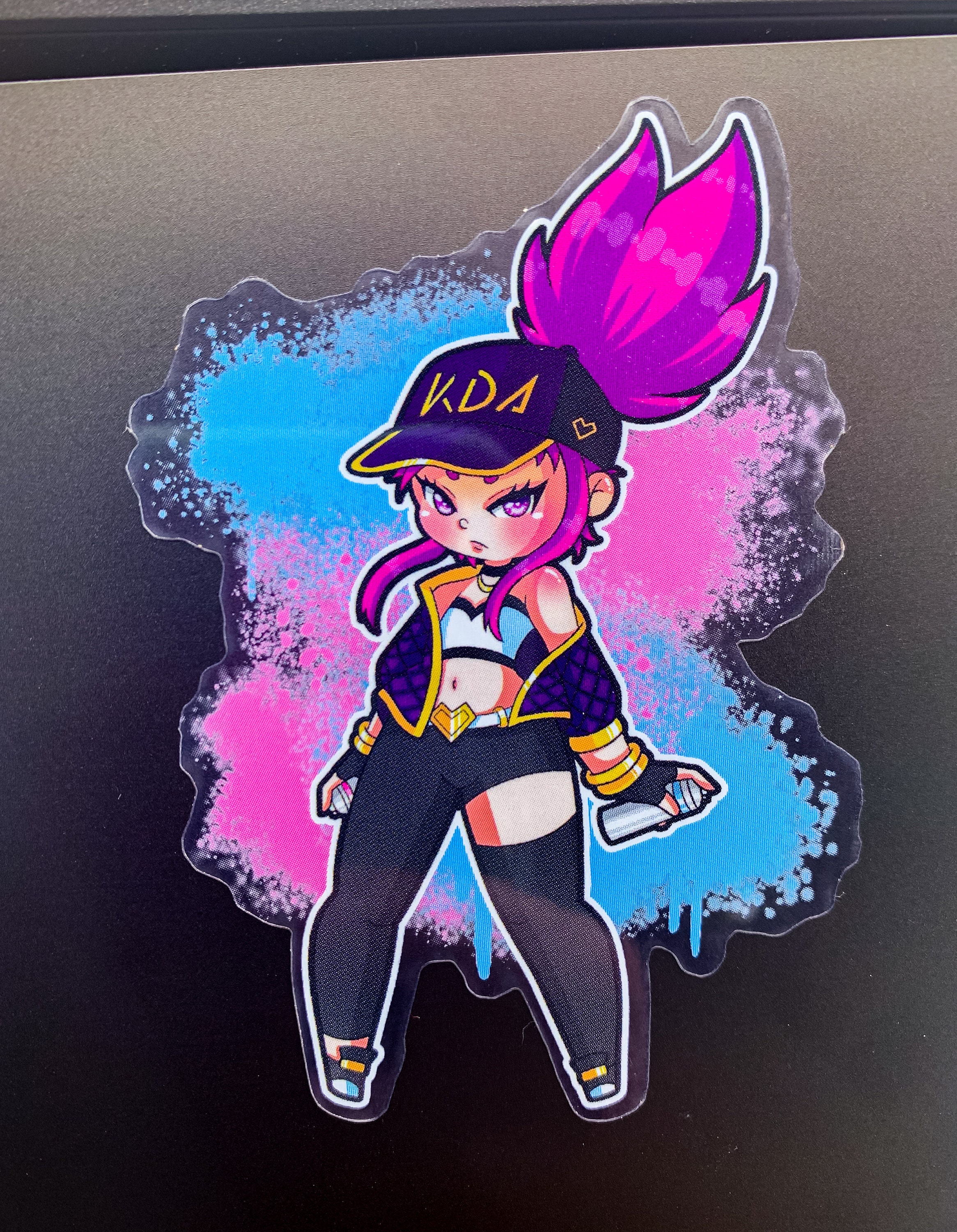 K/DA Akali Sticker League of Legends Transparent Vinyl - Etsy