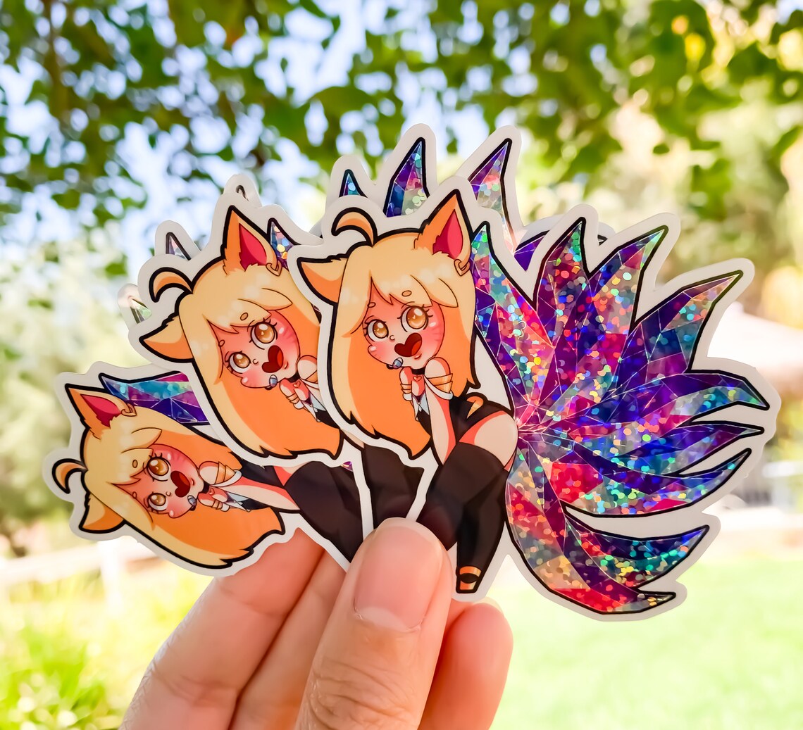 Ahri K/DA Sticker League of Legends | Etsy