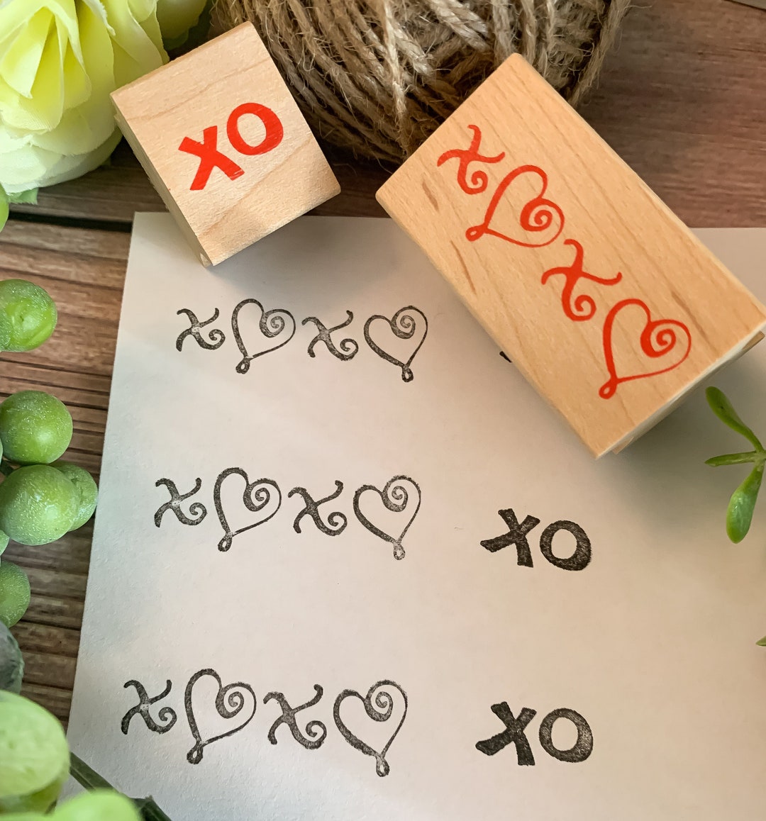 XOXO Rubber Stamps | Vintage Rubber Ink Stamp (1990s) | Limited ...