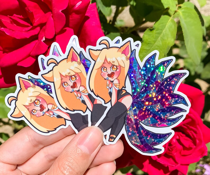 Ahri K/DA Sticker League of Legends - Etsy