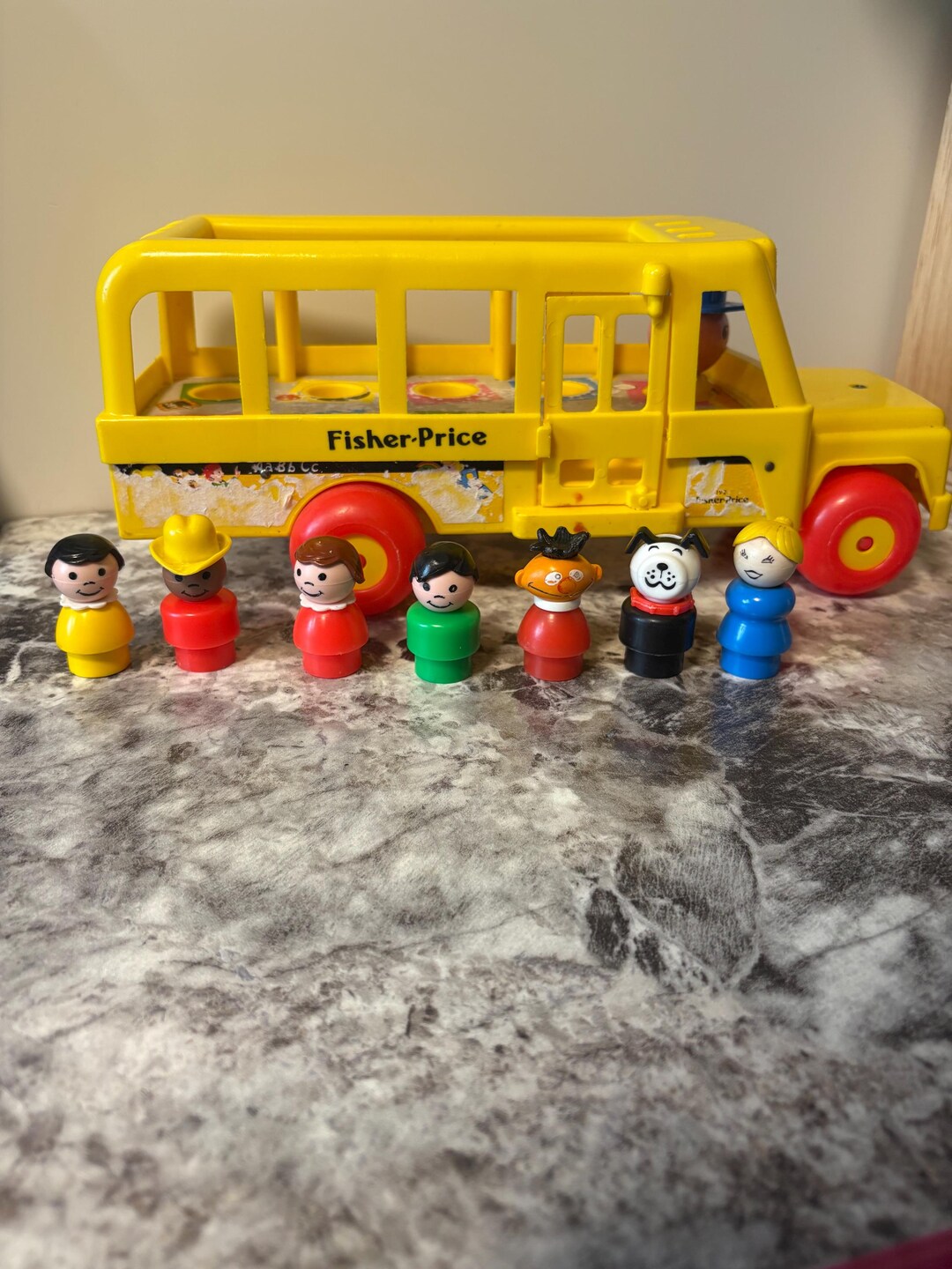 Fisher Price School Bus 192 Little People Vintage 1984 - Etsy