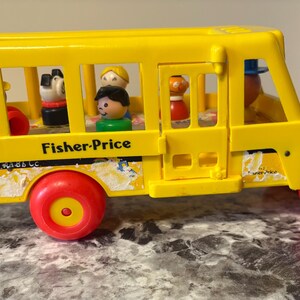 Fisher Price School Bus 192 Little People Vintage 1984 - Etsy