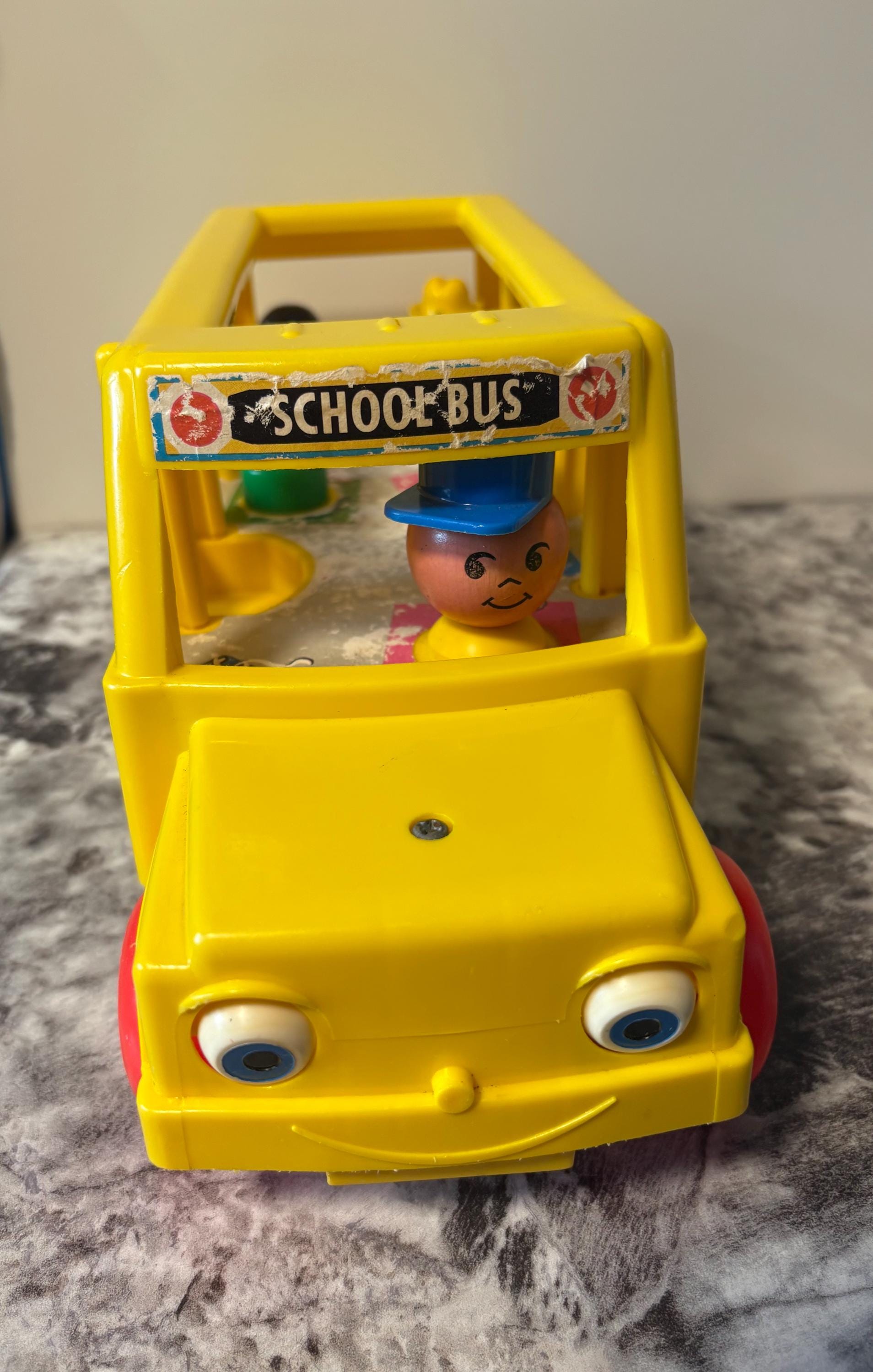 Fisher Price School Bus 192 Little People Vintage 1984 - Etsy