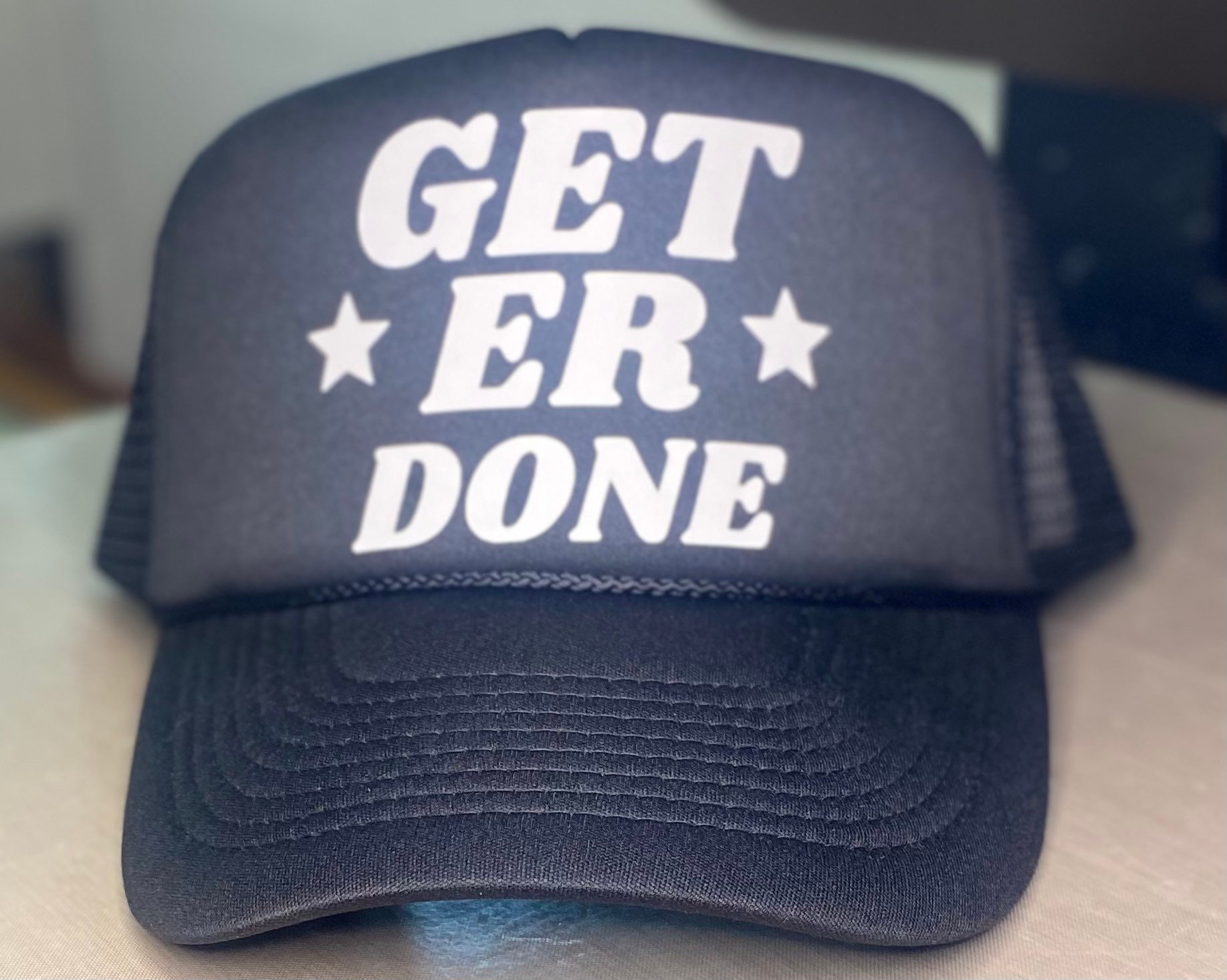 Get Er Done Get It Done Funny Gifts Funny Trucker Hat - Etsy