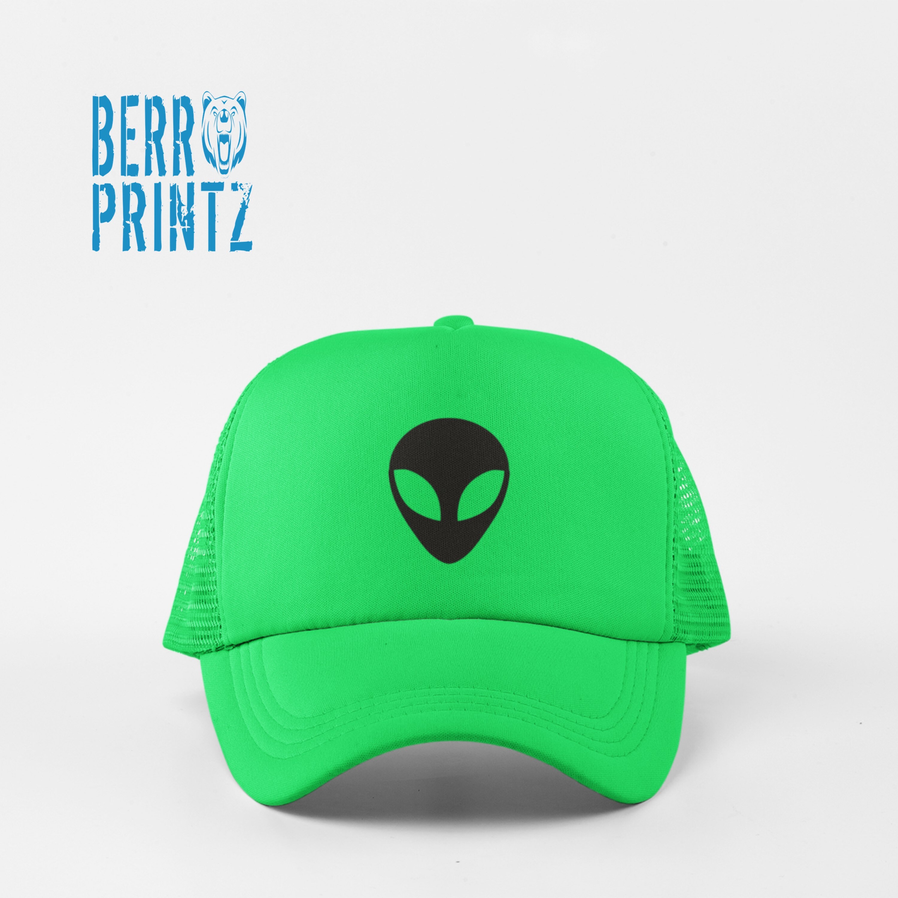 Alien head trucker hat | Etsy