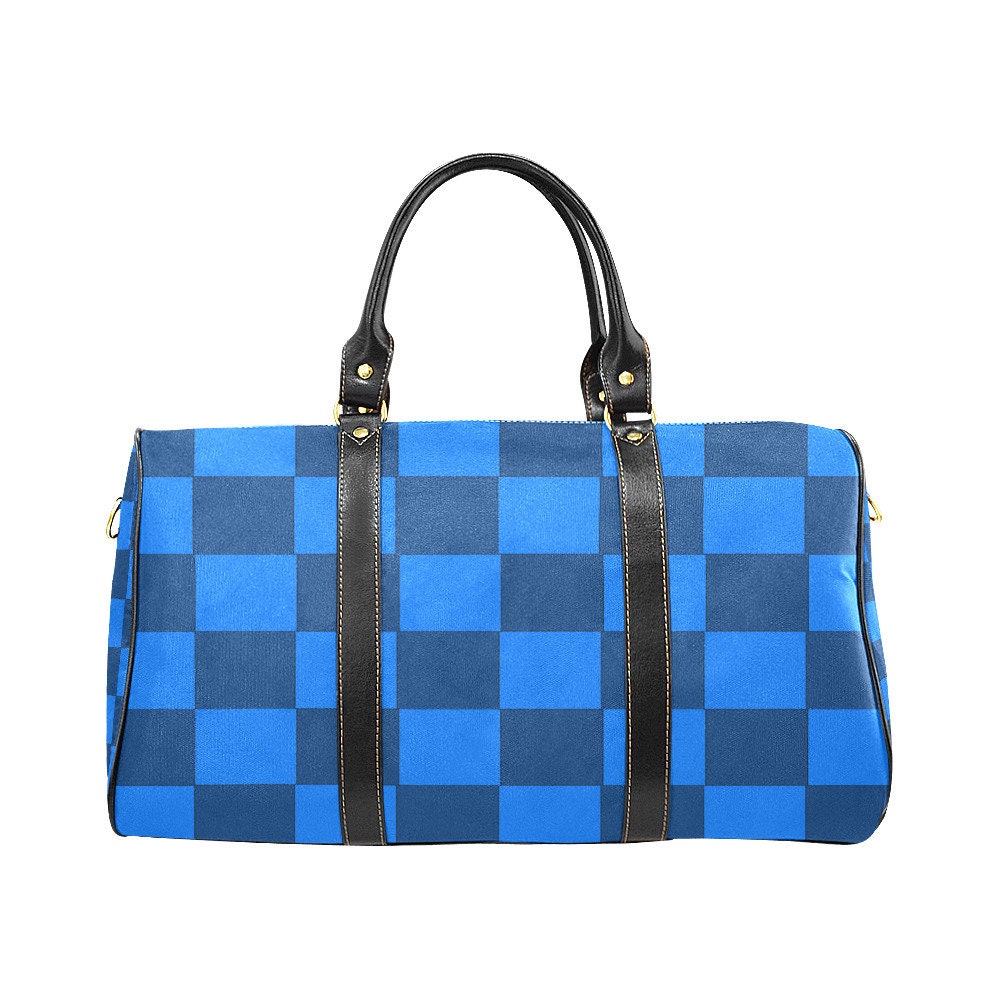 Checkered Travel Bag Travel Bag Checker Print Bag Groomsmen - Etsy