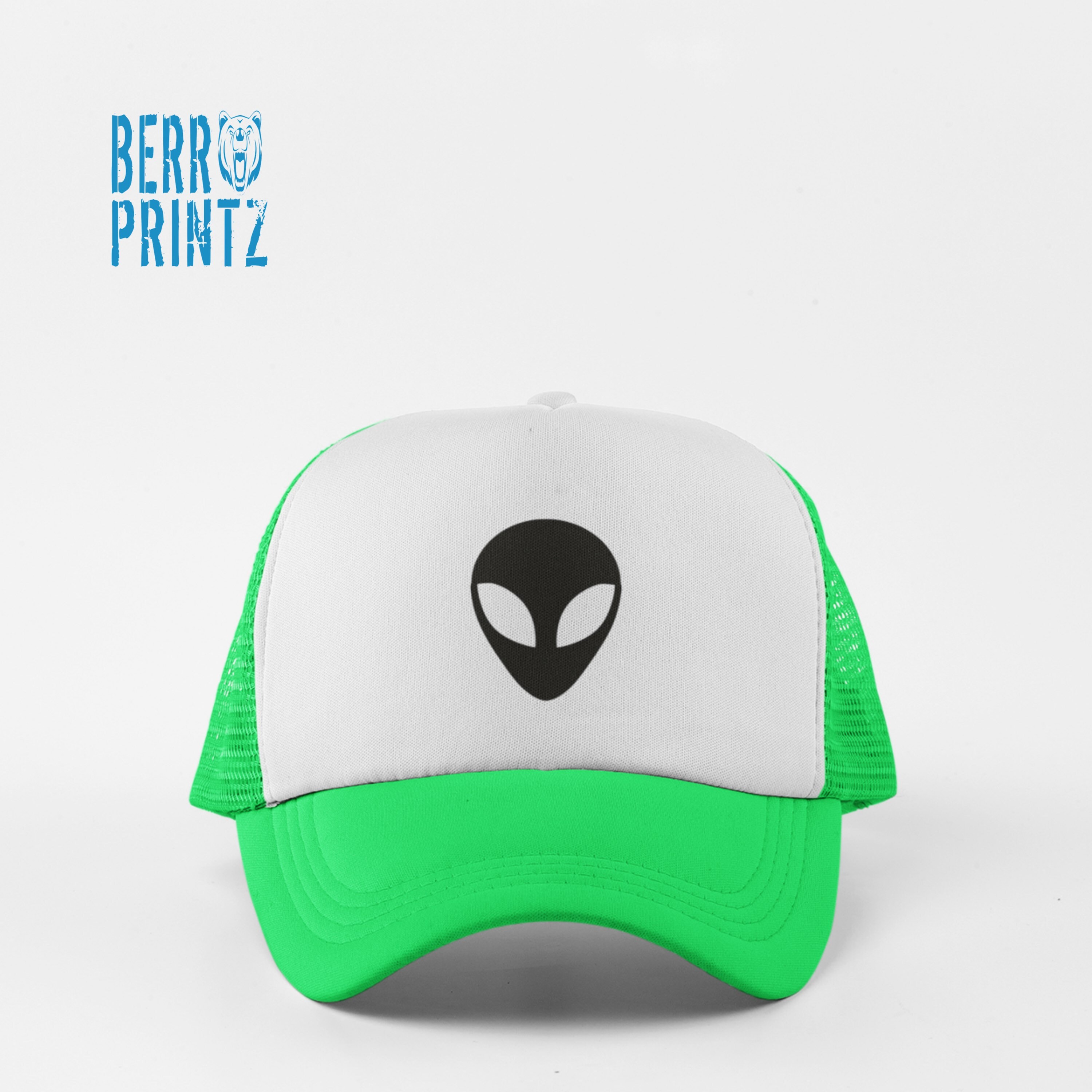 Alien head trucker hat | Etsy