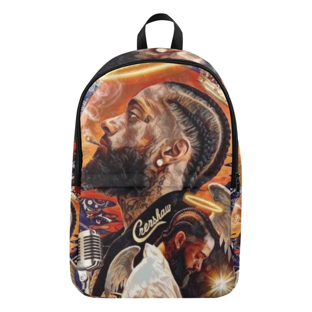 Back Pack for Men, Nipsey Backpack, Hip Hop Fan, Gift for Son, Gift for ...