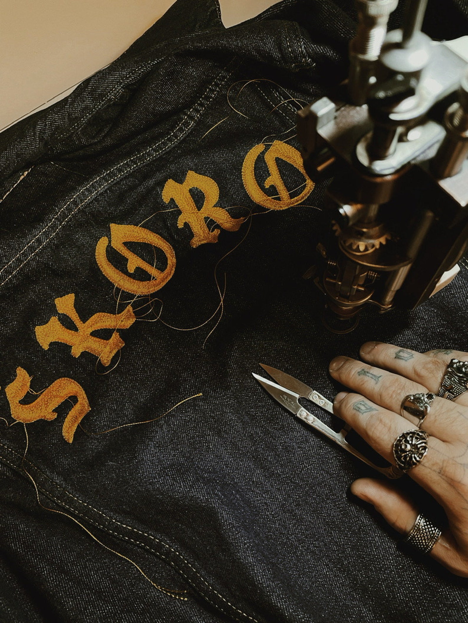 Custom Rocker Patch Hand Cranked Chainstitch Embroidery - Etsy