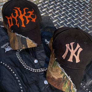 Barbed Wire Camo Custom Embroidered Hat - Etsy