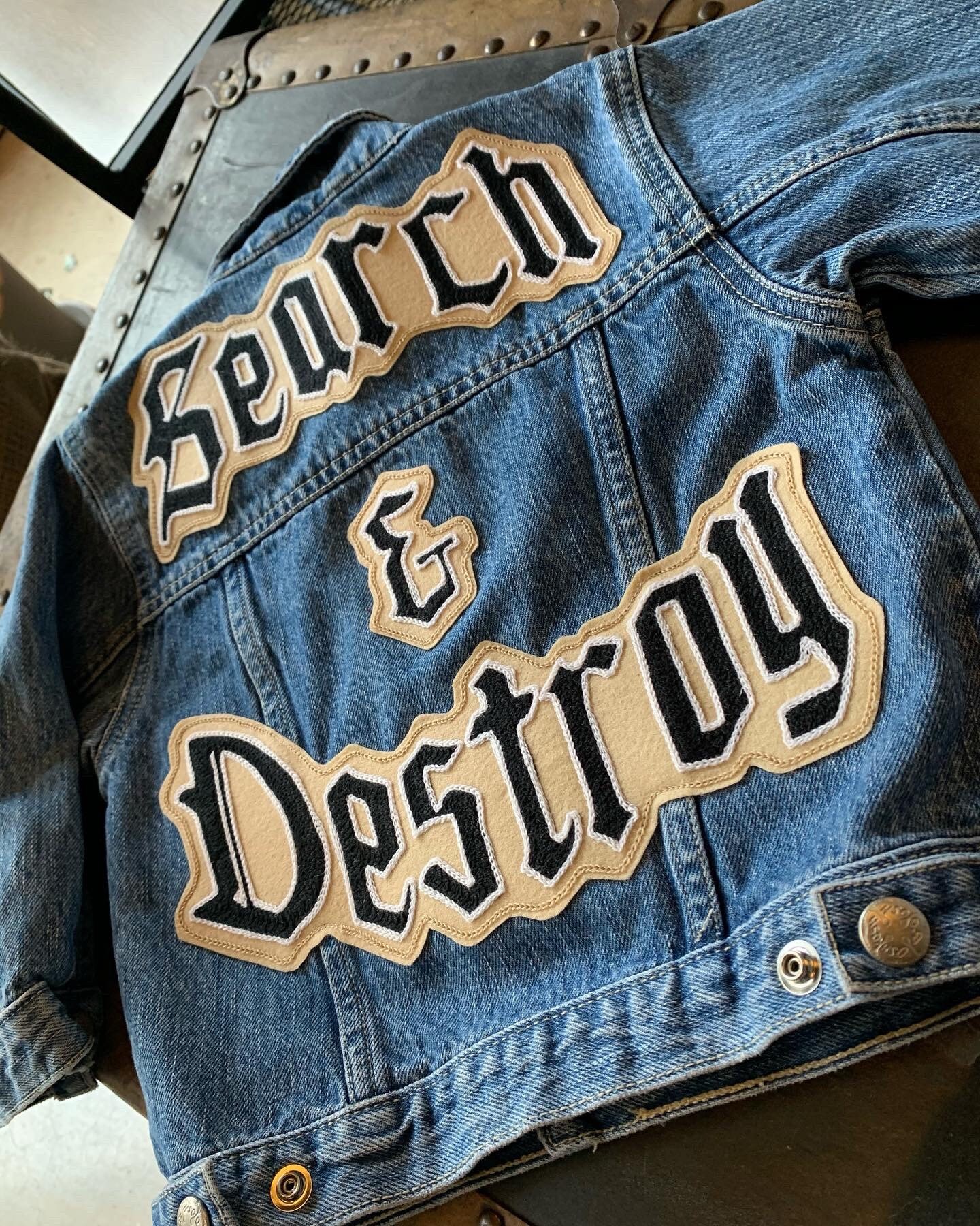 Custom Rocker Patch Hand Cranked Chainstitch Embroidery - Etsy