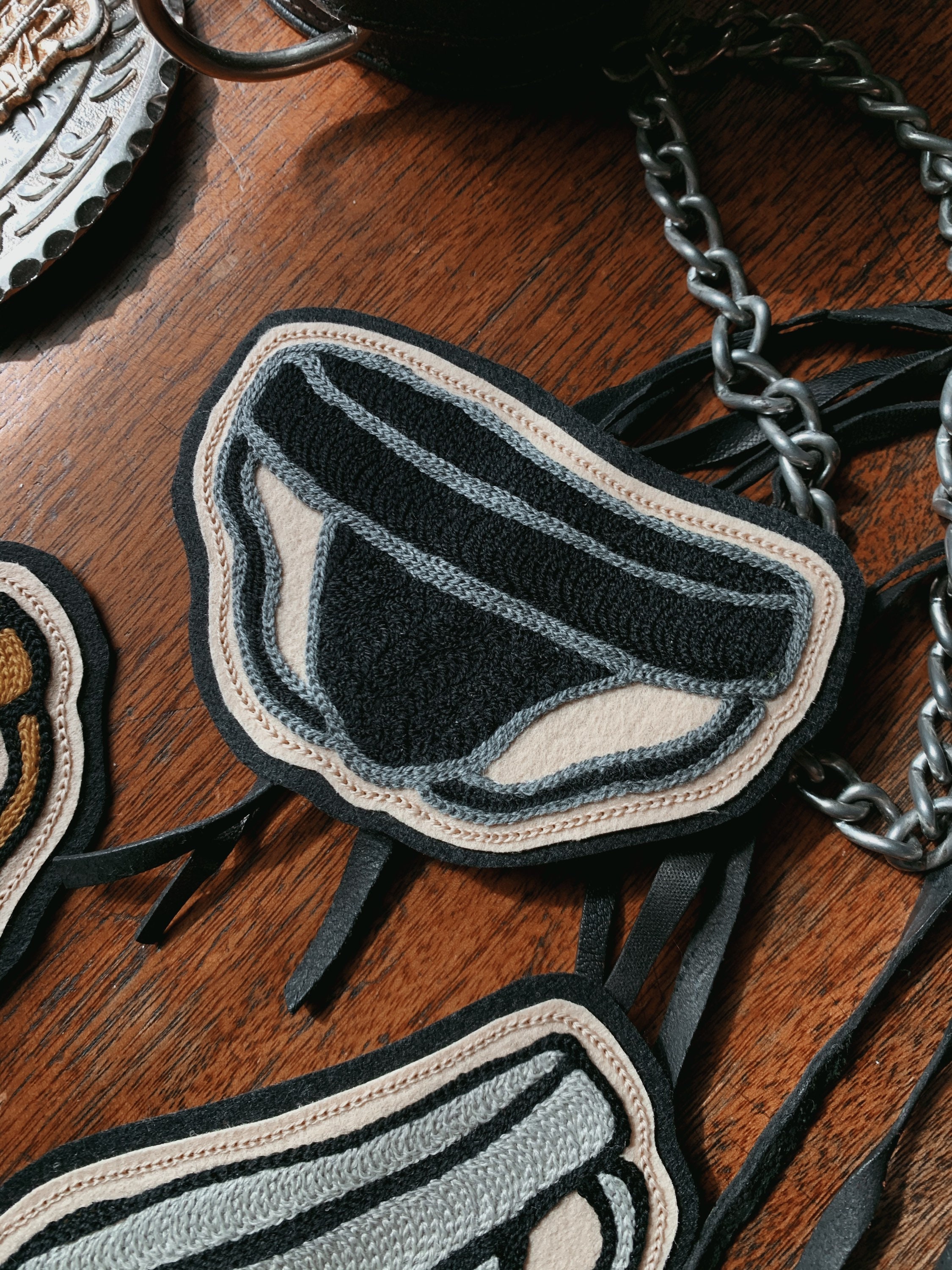 Jock Chain-stitched Patch | Etsy