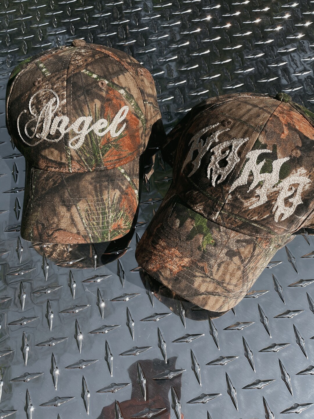 Custom Embroidered Camo Hat - Etsy