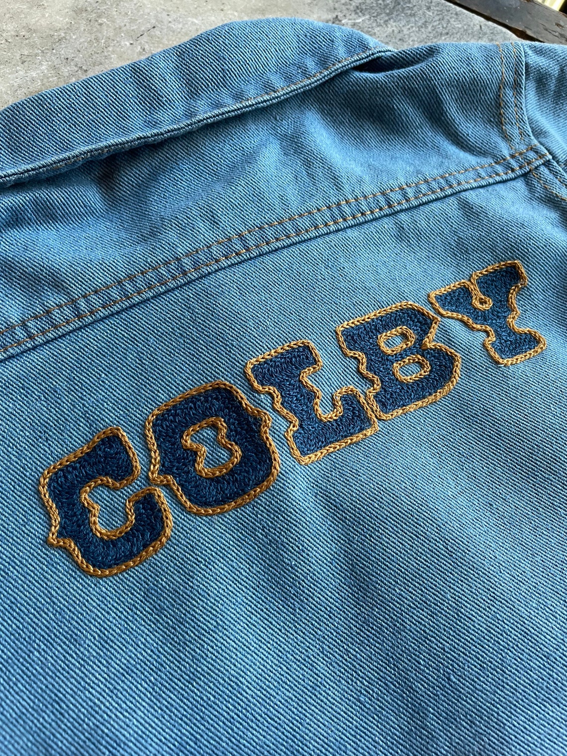 Custom Rocker Patch Hand Cranked Chainstitch Embroidery - Etsy