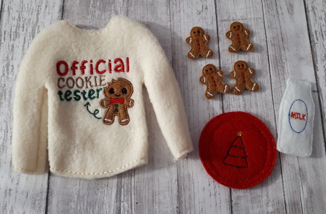 Cookie Tester Elf Doll Sweater Set - Etsy