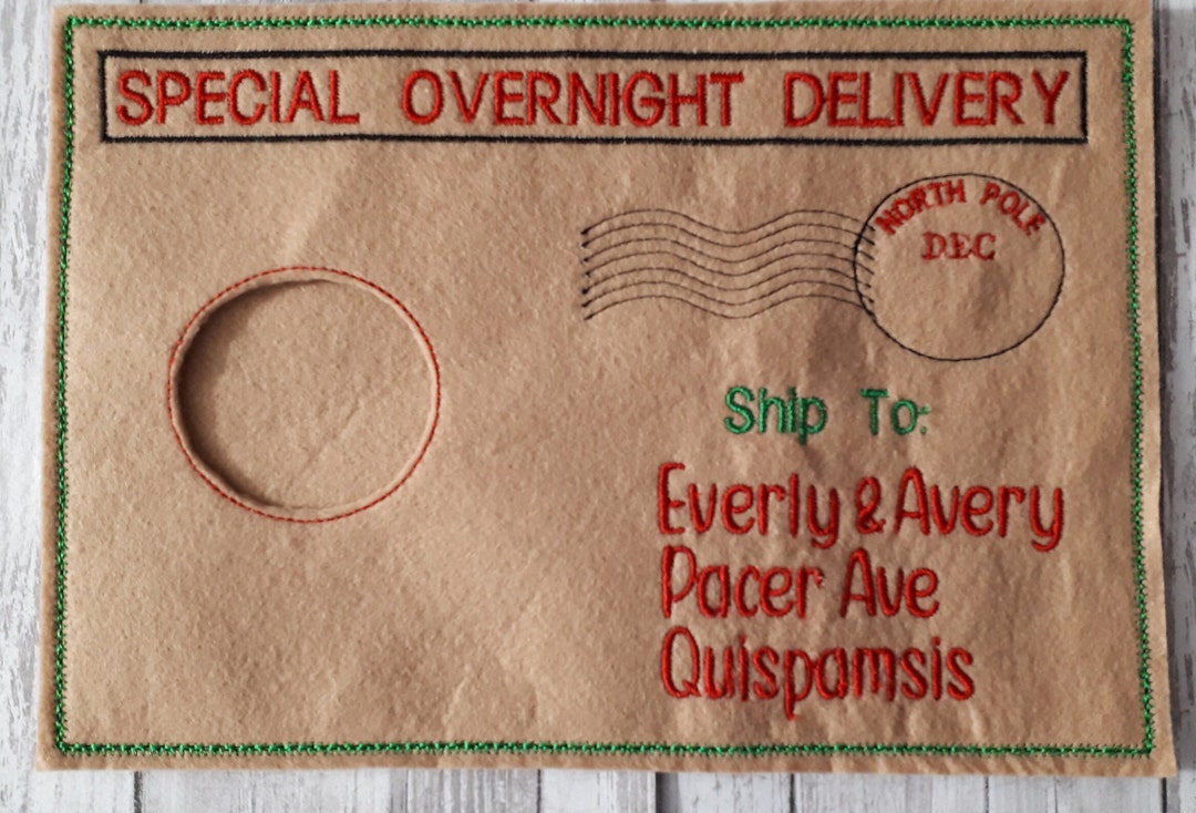 Personalized North Pole Christmas Elf Arrival Envelope - Etsy