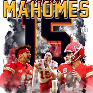 Kansas City Chiefs, Patrick Mahomes, Digital File, PNG - Etsy