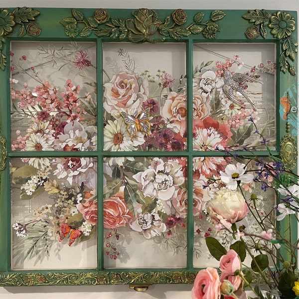 Repurposed Window - Etsy