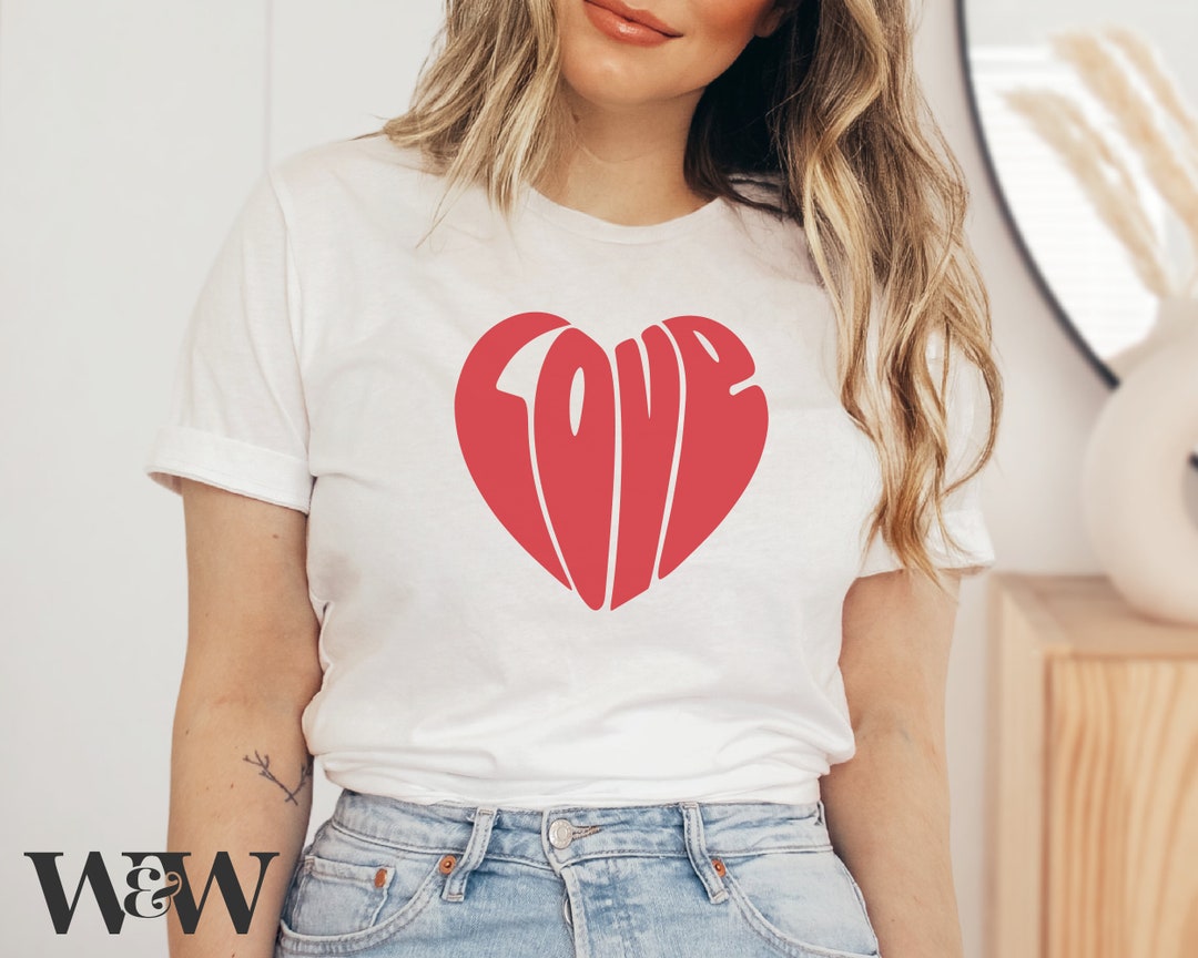 Love Heart SVG | Valentine's Day SVG | Retro Valentine SVG | Valentine ...